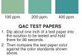 QAC Test Paper - Precision Laboratories