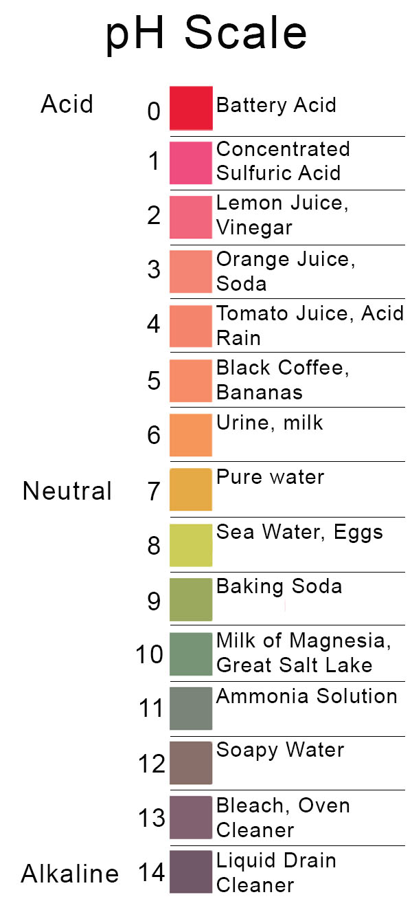 Ph Scale Horizontal Ph Scale Horizontal